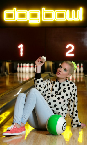 Helen Flanagan Goes Retro On The Bowling Alley In New Photo Shoot